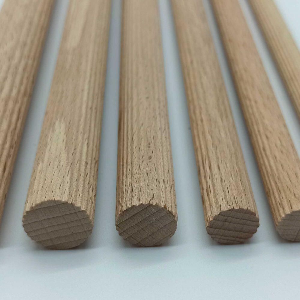 Varillas redondas de madera (estriadas) | Tienda Madera