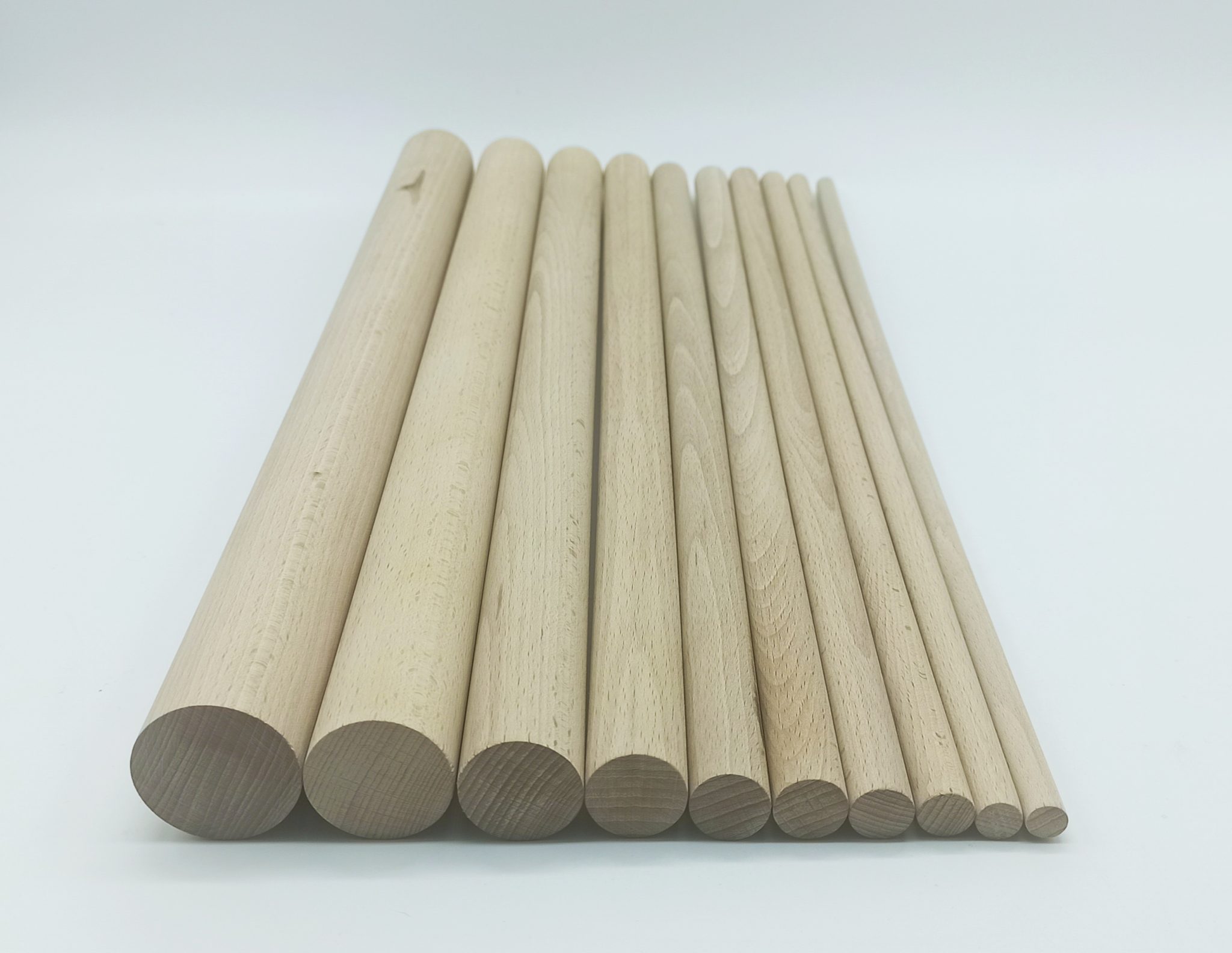Varillas redondas de madera (lisas) | Tienda Madera